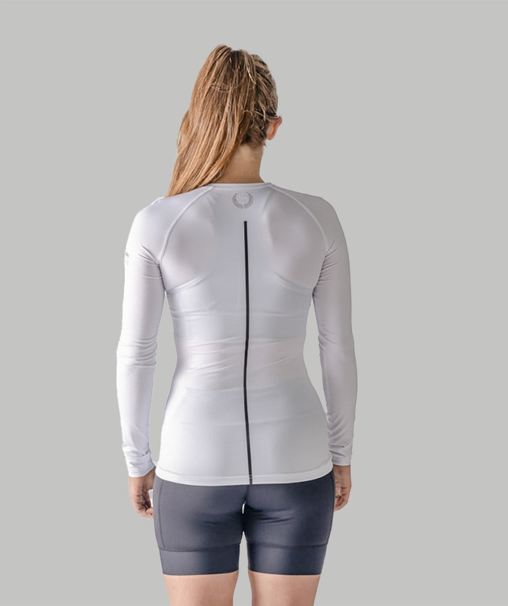 Women's 776BC x Rowing NZ Performance Base Layer LS - White – 776BC ...