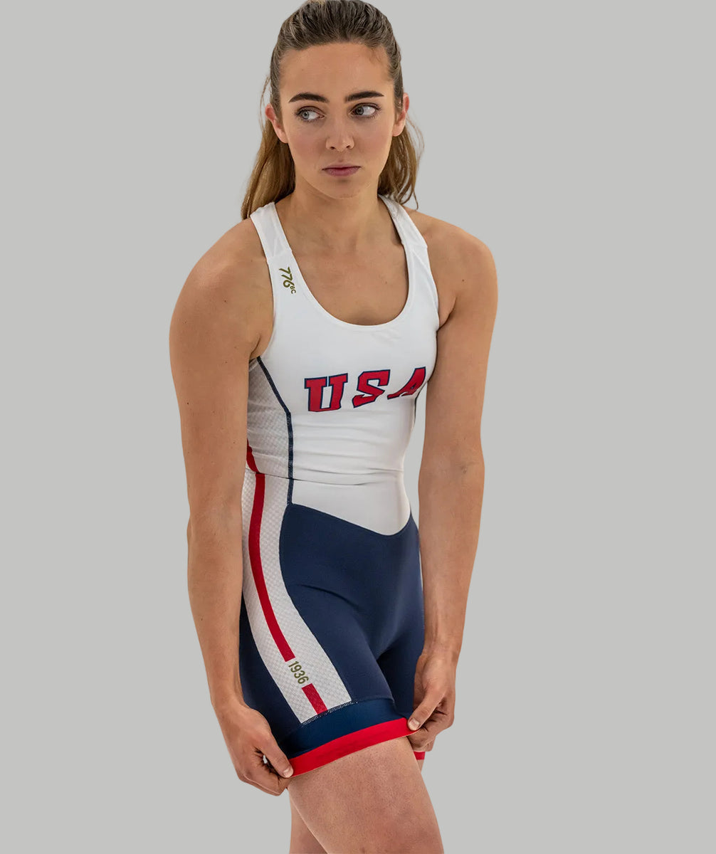 Women's 776BC x Boys in the Boat Unisuit - Navy/White