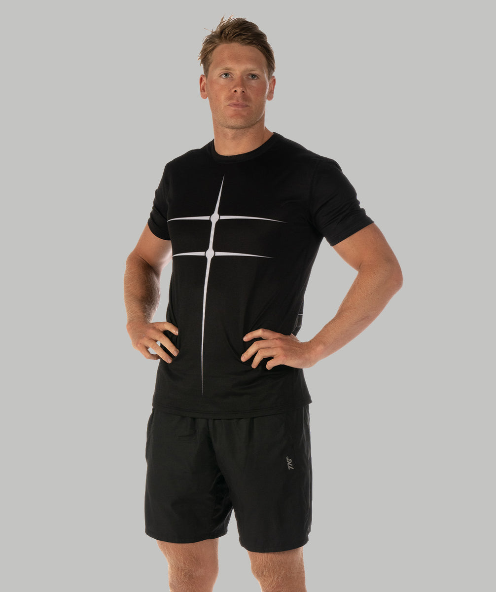 Men's Motion Pro Performance 2.0 T-Shirt - Black/White – 776BC ...