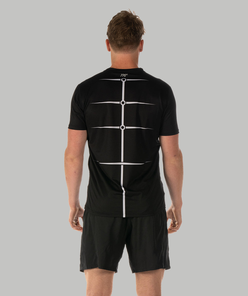 Men's Motion Pro Performance 2.0 T-Shirt - Black/White – 776BC ...