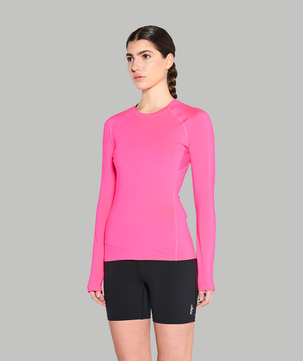 Women's Wreath Winter Base Layer LS - Neon Pink – 776BC International ...