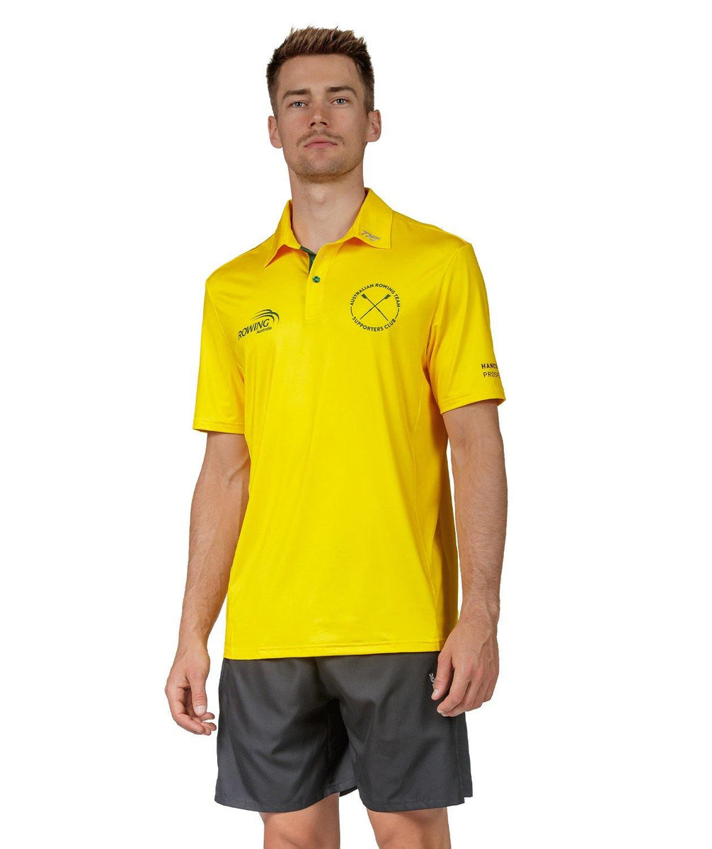 Men's Rowing Australia Supporter Polo - Yellow – 776BC